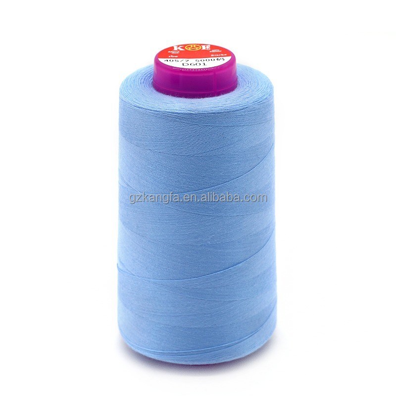 Supply Polyester Cotton Thread 40/2 5000 Yards 100% Spun Sewing Thread ...